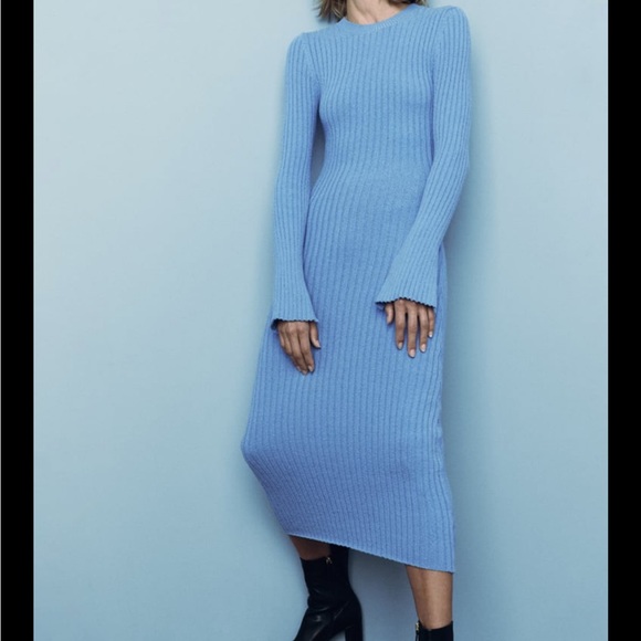 Zara | Dresses | Nwt Zara Ribbed Knit Dress | Poshmark